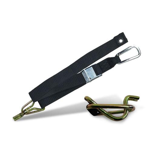 Safeguard SHK-100 2-Pack 100cm Cargo Strap Hook and Keeper
