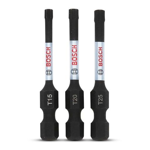 Bosch T15, T20, T25 2 3PK (2.610.050.955) 3pce T15, T20, T25 1/4" x ...