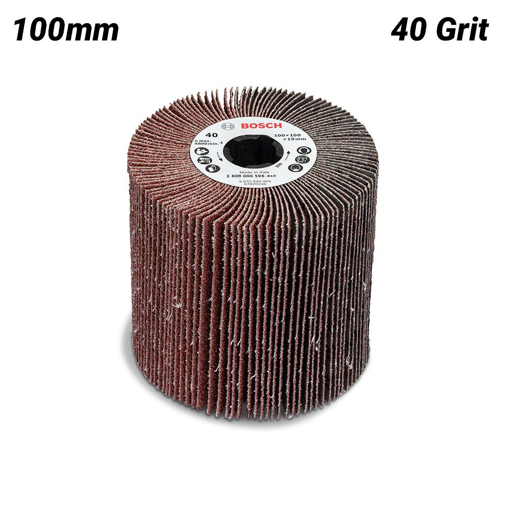Bosch 100X19MM,G40,1X (2.608.000.596) Flap Sanding Wheel - Grit 40