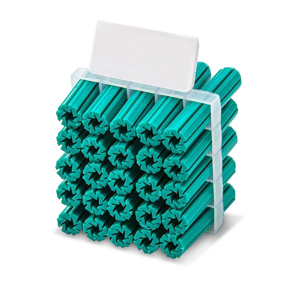 Ramset WPG735/F25 25-Pack 38mm Green Wall Plugs