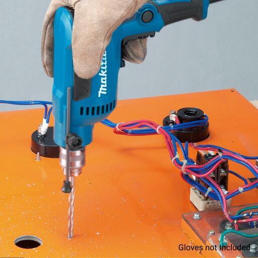 Makita DP2010 370W 1/4" (6.5mm) Keyed High Speed Drill