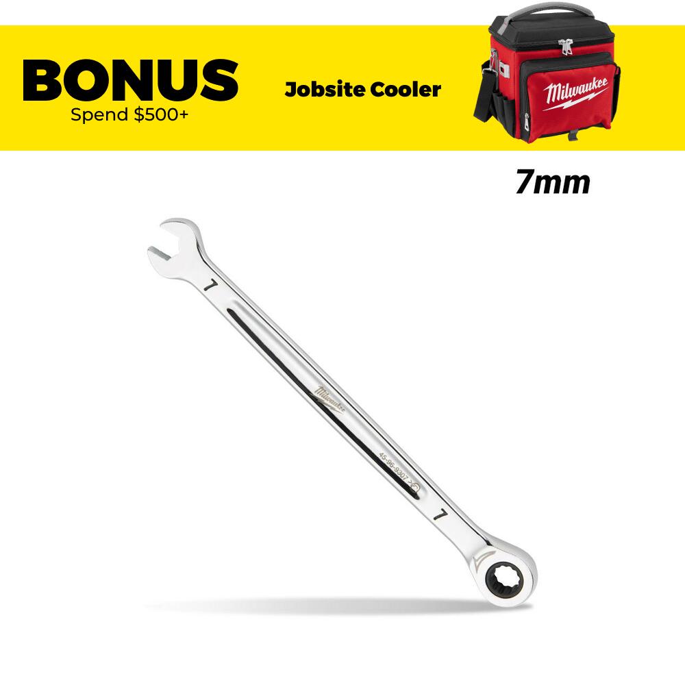 Milwaukee 45969307 7mm Ratcheting Combination Wrench