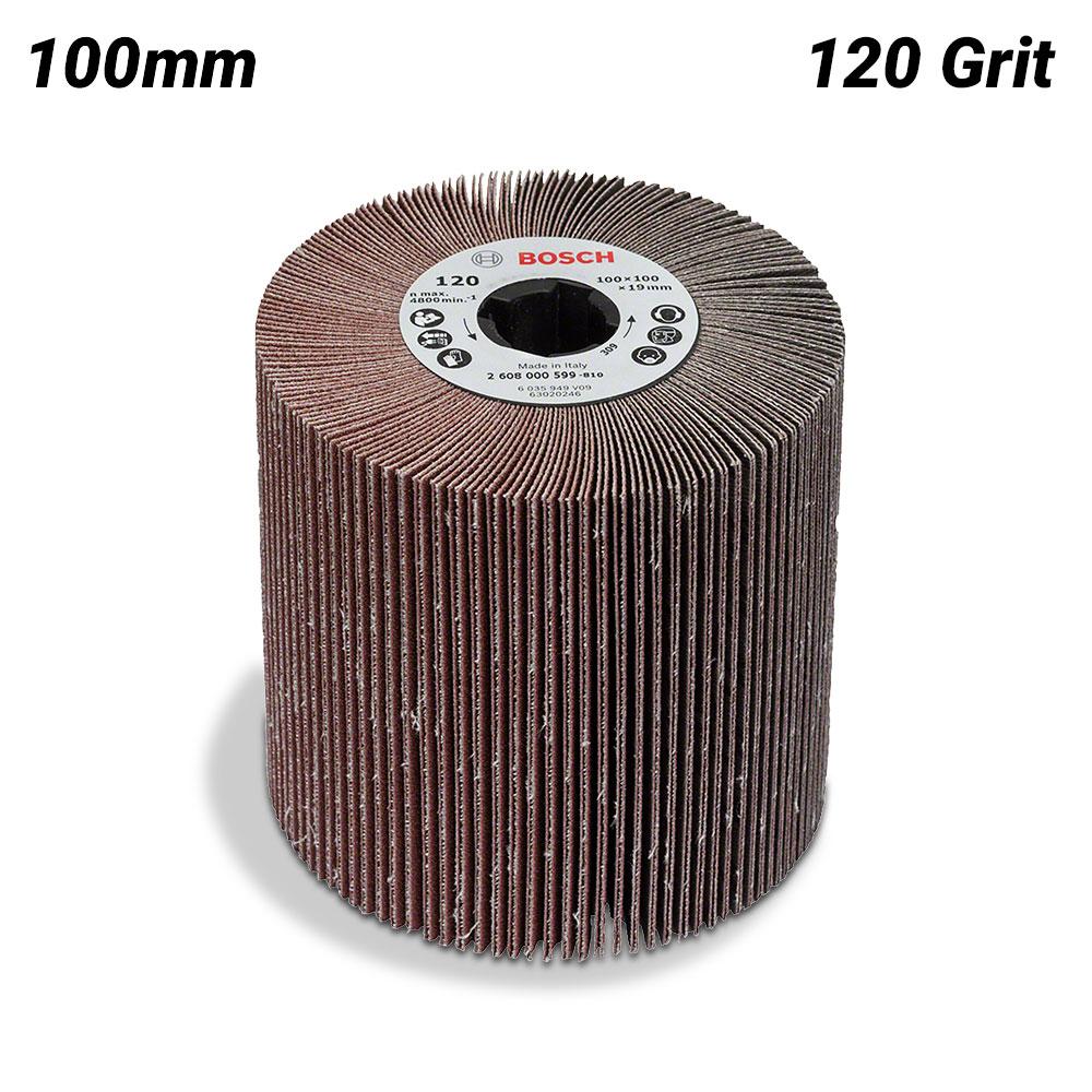 Bosch 100X19MM,G120,1X (2.608.000.599) 120 Grit Flap Sanding Wheel