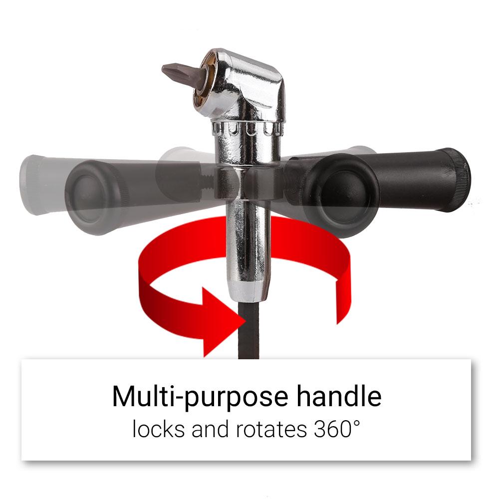 Xtorque XTAD02 135mm 1/4" Magnetic Angle Driver Bit Attachment