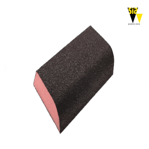 Sia Abrasives F03E00R8GX 10-Pack 69mm x 98mm Medium Foam Sanding Block