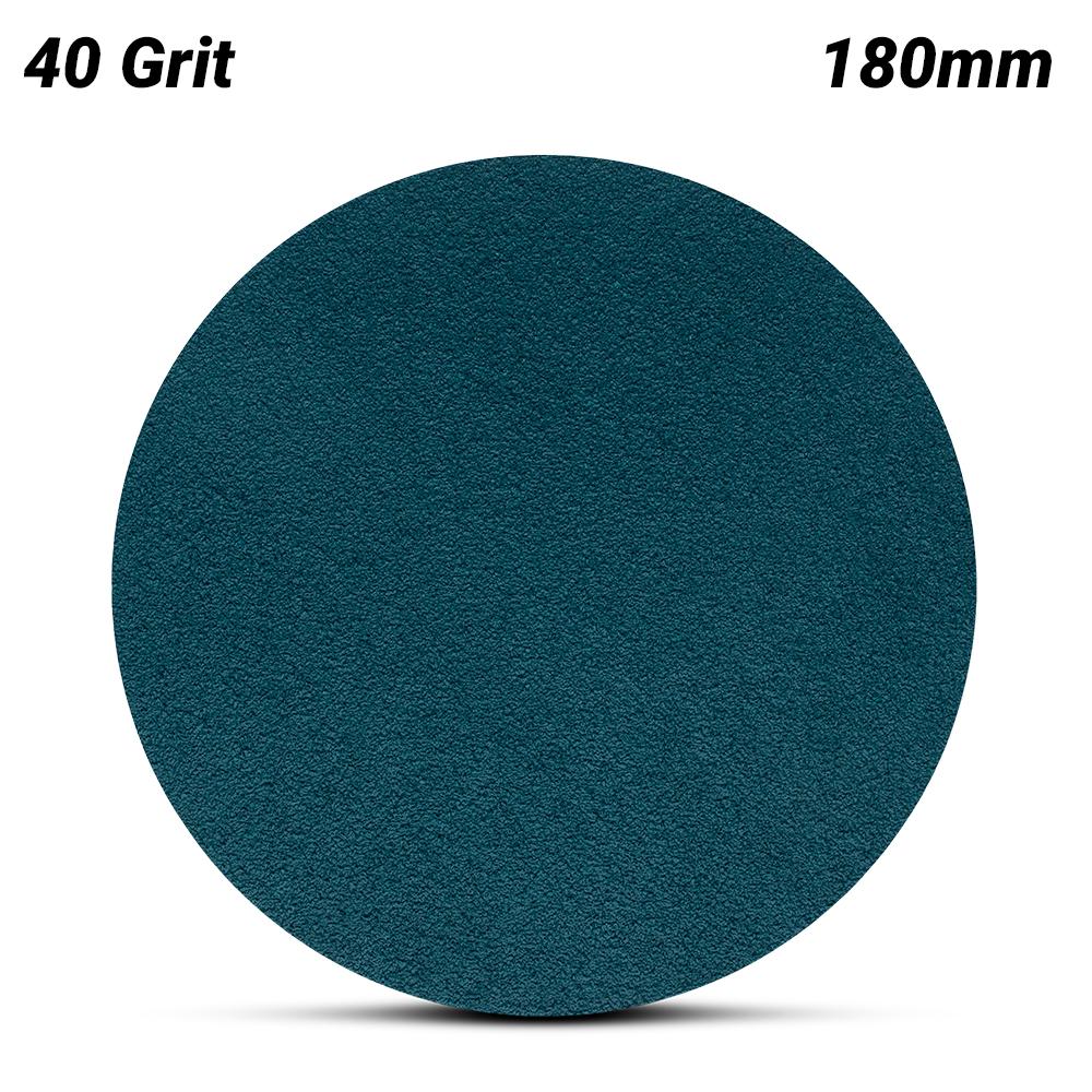 Sia Abrasives F03E003E23 50-Pack 180mm (7") P40 Zirconia Alumina Hook ...