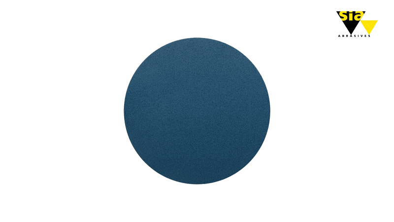 Sia Abrasives F03E02DB8P 10-Pack 230mm (9") P60 Zirconia Alumina Hook & Loop Sanding Disc