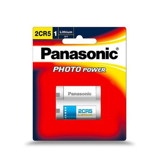 Panasonic 2CR-5W/1BE 2CR5 6V Lithium Camera Battery