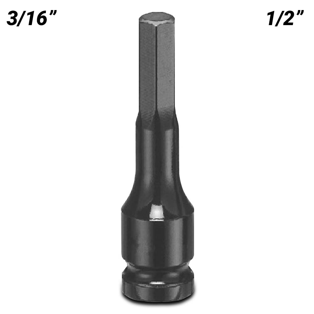 Ultimate Tools 64821006 1/2" Drive 3/16" Inhex SAE Impact Socket