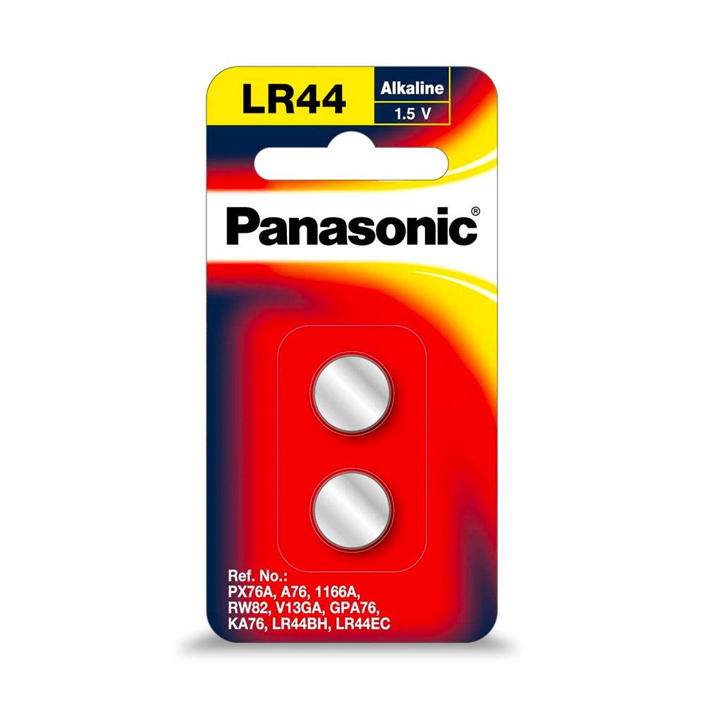 Panasonic LR-44PT/2B 2-Pack LR44 Micro Alkaline Coin Cell Battery