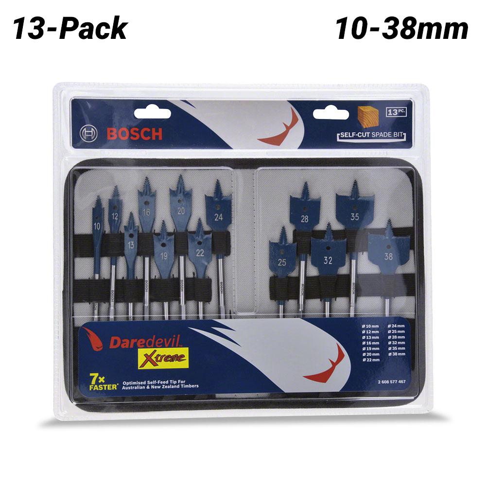 Bosch SELF CUT SET (2.608.577.467) 13-Pack 10-38mm Daredevil Xtreme ...