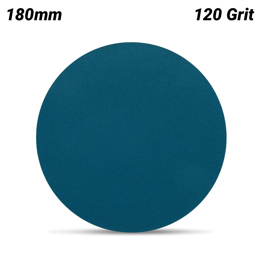 Sia Abrasives F03E003DK2 180mm (7") P120 Zirconia Alumina Hook & Loop Sanding Disc