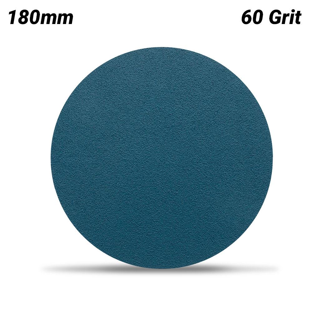 Sia Abrasives F03E003E25 180mm (7") P60 Zirconia Alumina Hook & Loop Sanding Disc 1815