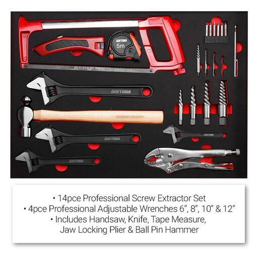 Daytona D450PSB 450pce Metric/SAE Tool Kit In 10 Drawer Tool Box