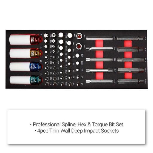 Daytona D450PSB 450pce Metric/SAE Tool Kit In 10 Drawer Tool Box