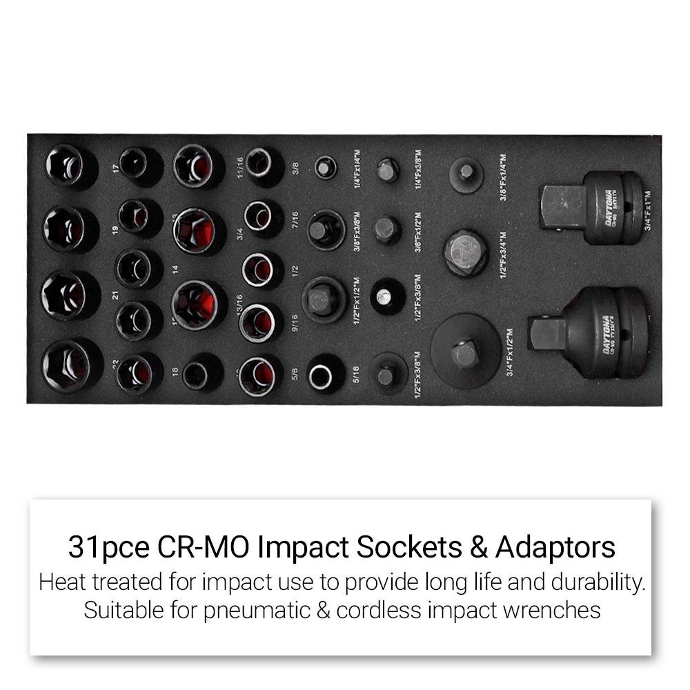 Daytona D450PSB 450pce Metric/SAE Tool Kit In 10 Drawer Tool Box