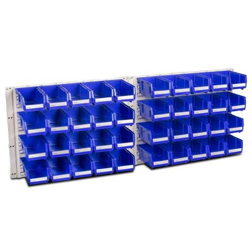 Geiger HB235R Medium HB Series Heavy Duty Duplex Storage Bin - Red