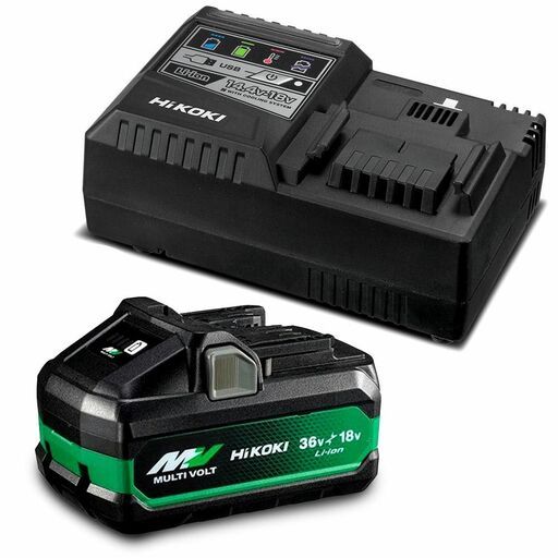 HiKOKI UC18YSL3(HJZ) 18V - 36V 5.0Ah - 2.5Ah MultiVolt Battery BSL36A18 ...