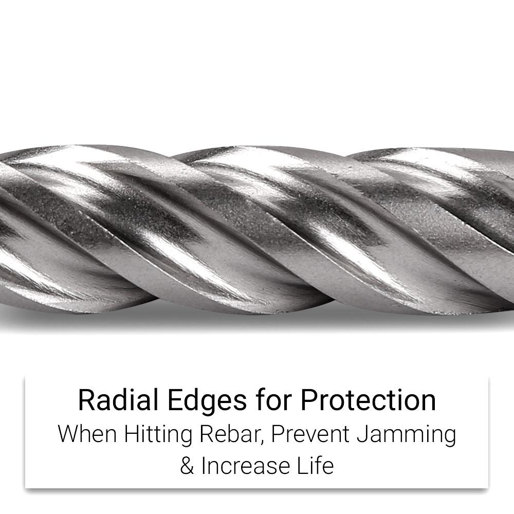 Xtorque XP7PCE Platinum 7pce SDS PLUS Quad Cutter Set - MADE IN GERMANY