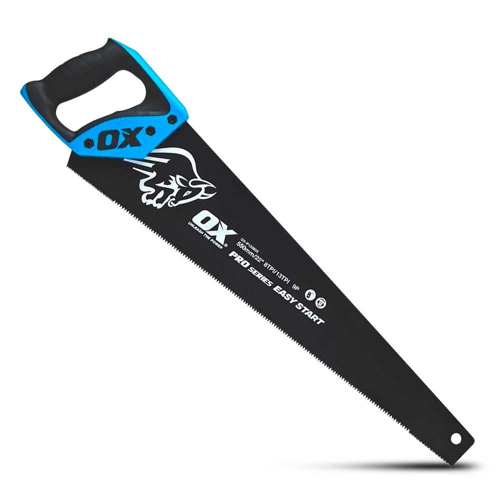 OX Tools OX-P133855 550mm 8/13TPI Ox Pro Easy Start Handsaw
