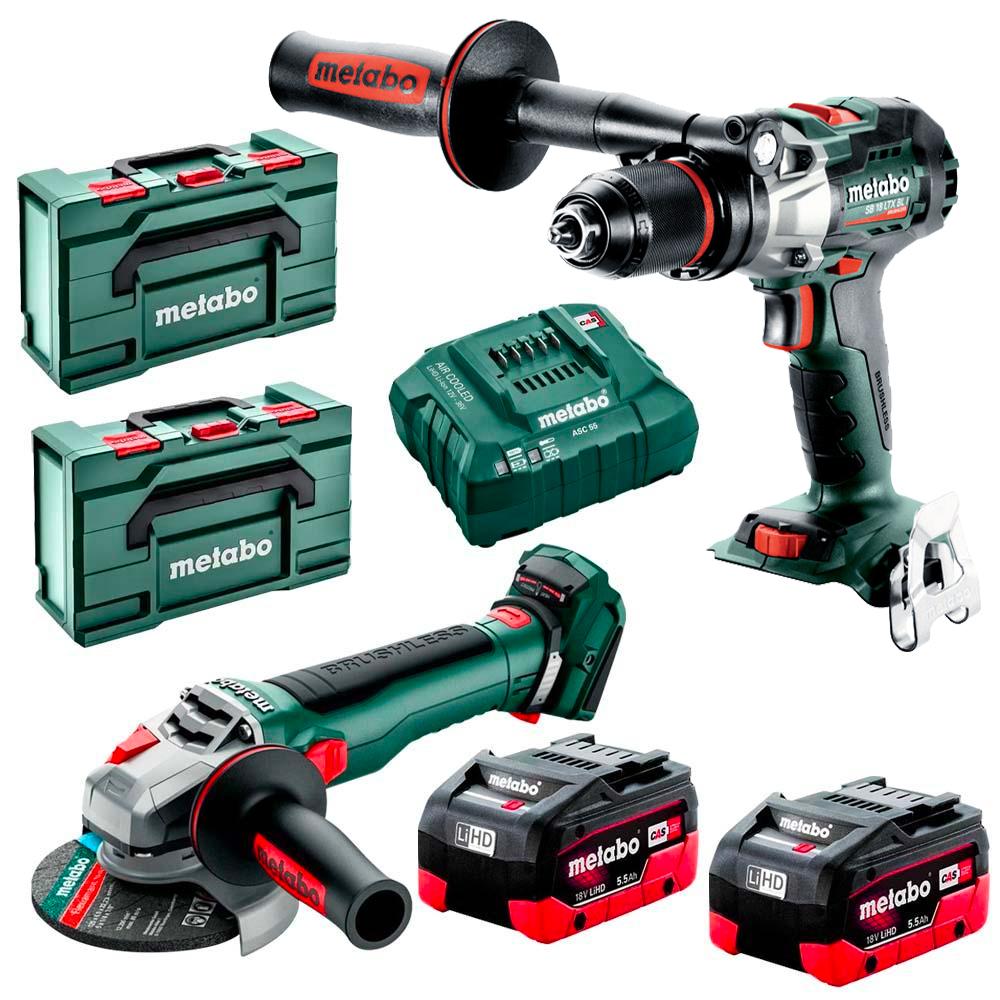 Metabo MET18BL2MB2HD5.5FJ (AU68204550) 18V 5.5Ah Li-ion Cordless ...