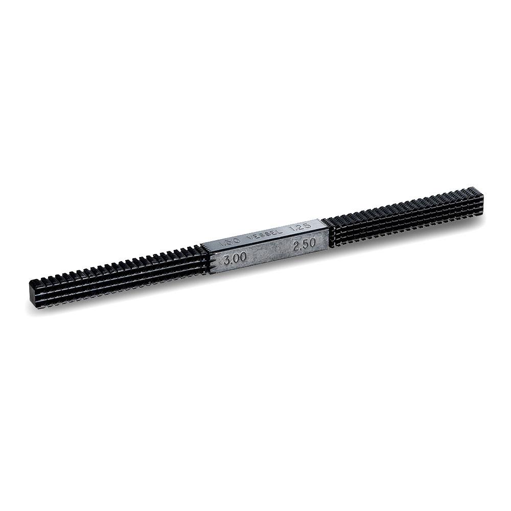 Vessel VESSELNO8 Thread File with 8 Different Thread Pitches