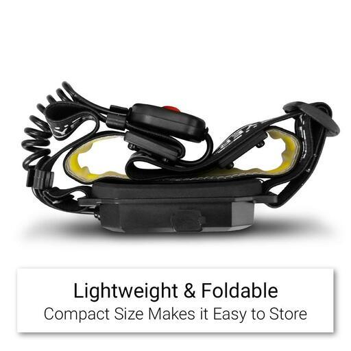 Bayer BWB450 Wide Beam LED Headlamp 450 Lumens 3-Mode Rechargeable