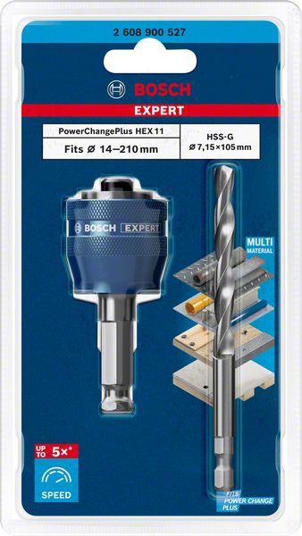 Bosch 2.608.900.527 EXPERT Power Change Plus Hole Saw System 11mm ...