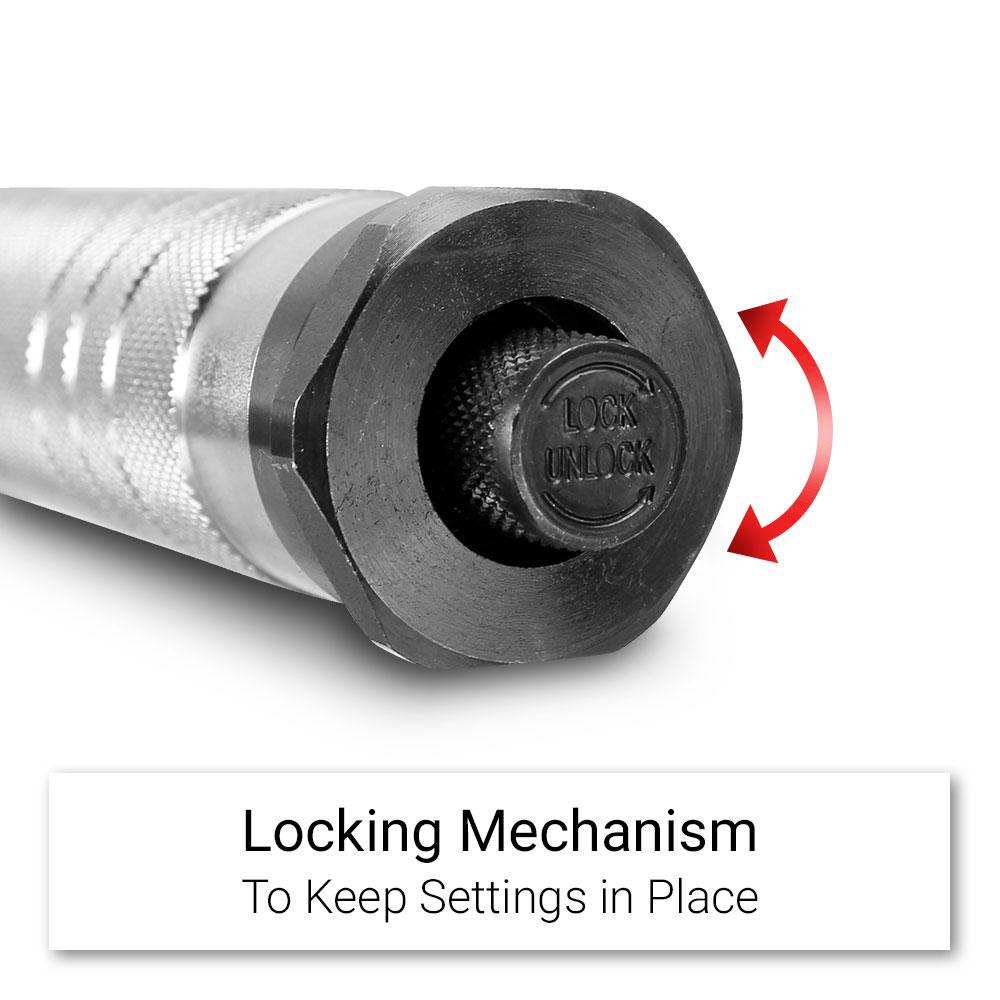 Techsmart T12TR 1/2" Torque Wrench 45T 28-210NM