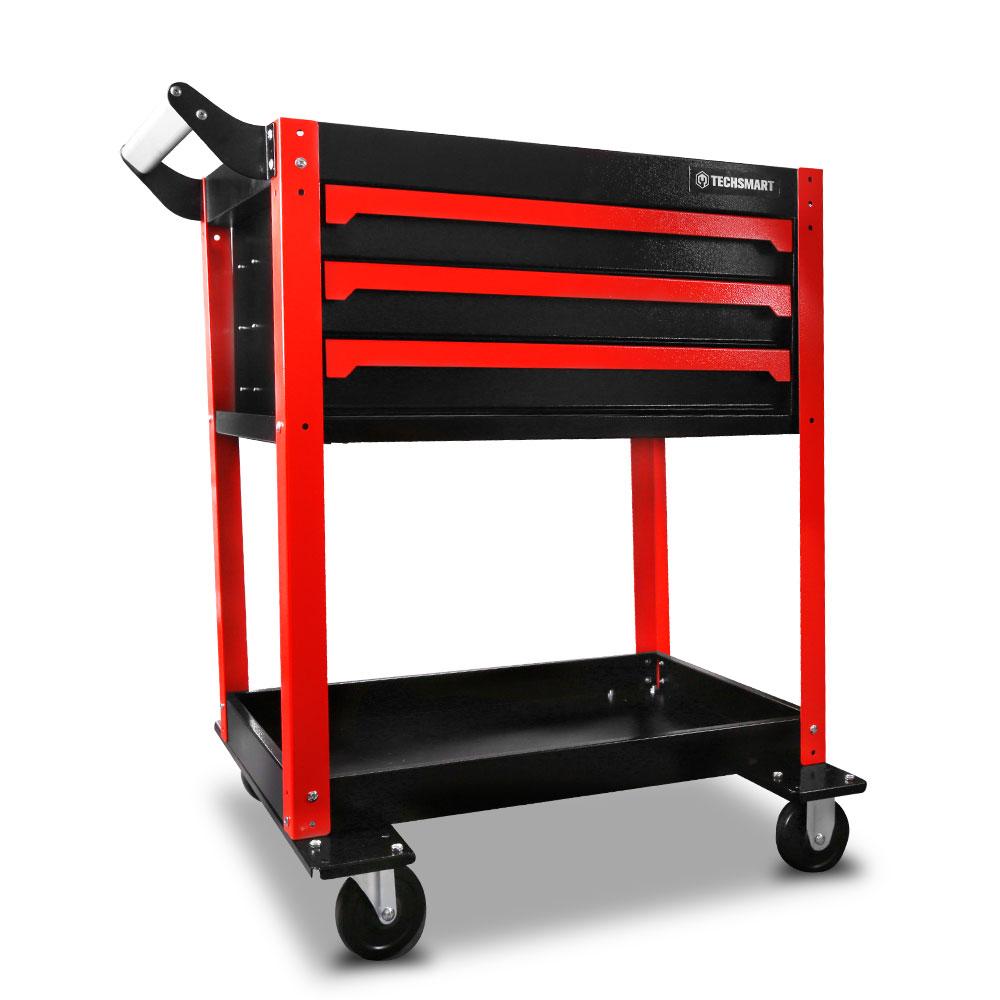 Techsmart T3DT 3 Drawer Industrial Tool Trolley