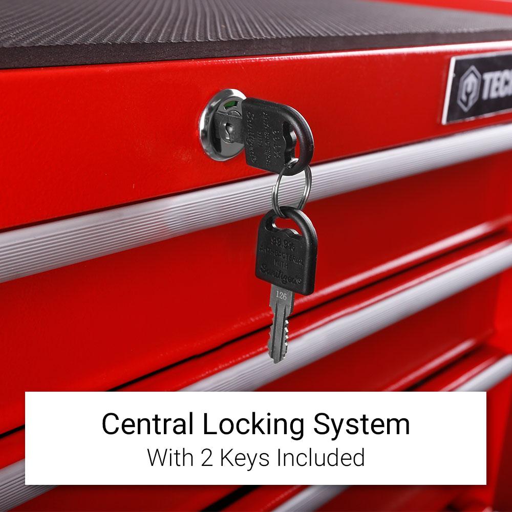 Techsmart T7DTB + T9DTC 16 Drawer Tool Set With Roller Cabinet