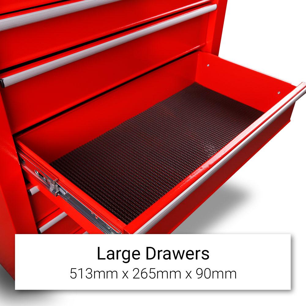 Techsmart T7DTB + T9DTC 16 Drawer Tool Set With Roller Cabinet