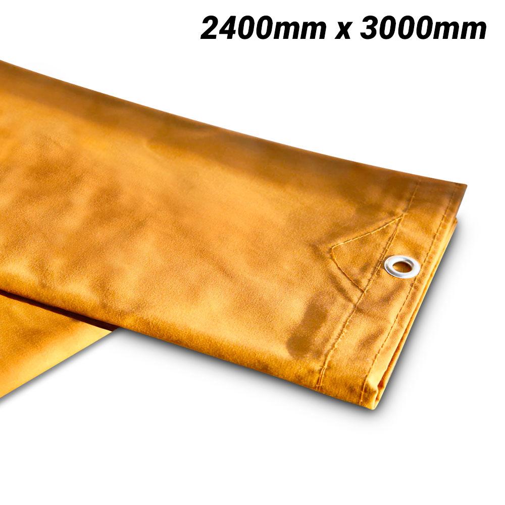 Aussie Gardener AG01185 2.4m x 3m Tan Canvas Waterproof Tarp