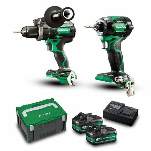 HiKOKI KC36DC(HRZ) 36V 2.5Ah Li-ion Cordless Brushless MultiVolt 2pce Combo Kit
