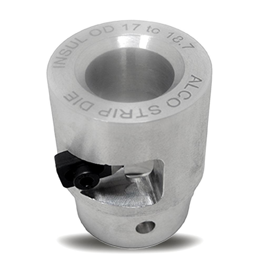 Wattmaster ALCSTD19 17-18.7mm Strip Die for XLPE Insulation