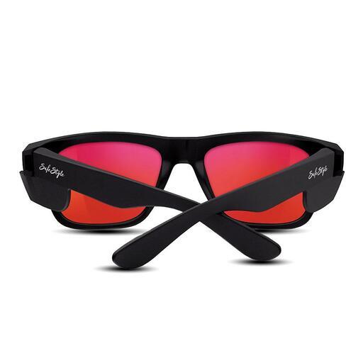 SafeStyle FMBRP100 UV400 Fusions Matte Black Frame Reflective Red ...
