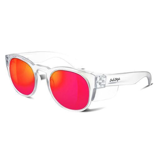 [Pre-Order] SafeStyle FCBP100 UV400 Fusions Clear Frame Mirror Blue ...