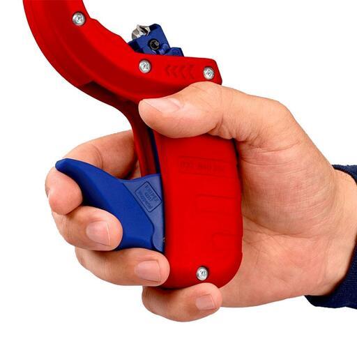Knipex 902301BK Pipe Cutter for Plastic Drain Pipes