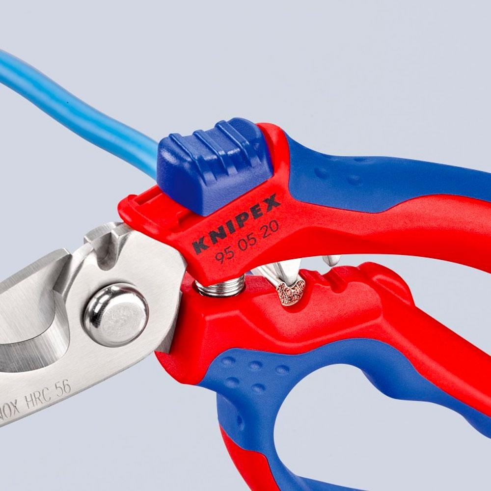 Knipex 950520SB Angled Electricians Shears