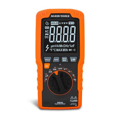 Klein A-MM450 600V TRMS Auto-Ranging Slim Digital Multimeter