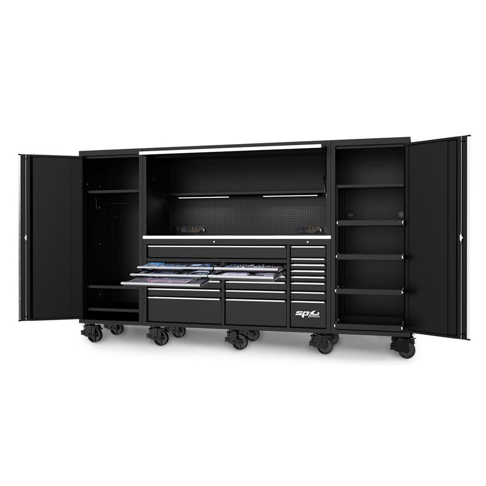 SP Tools SP50845 704pce 128” Metric/SAE USA Sumo Series Black/Chrome ...