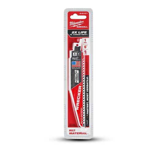 Milwaukee 48005271 150mm (6") 6TPI Sawzall The Wrecker with Nitrus ...