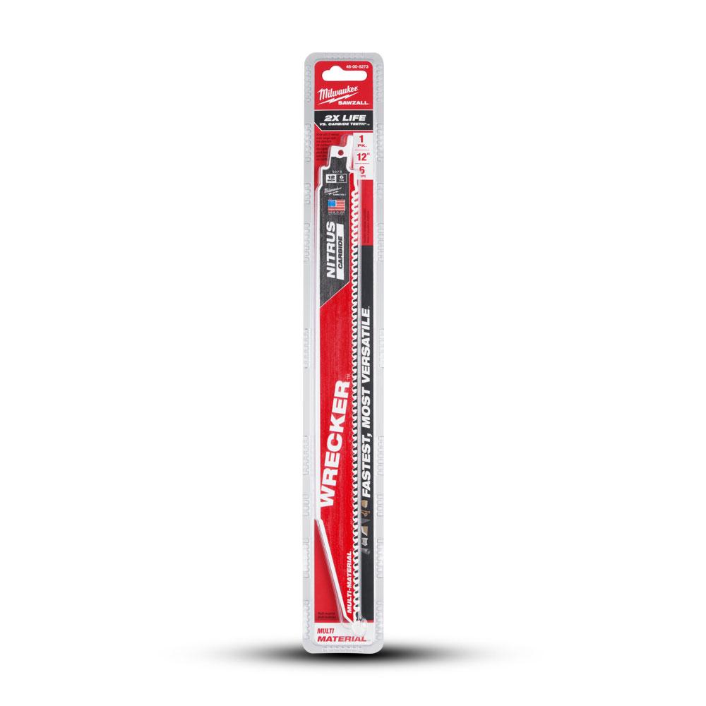 Milwaukee 48005273 300mm (12") 6TPI Sawzall The Wrecker with Nitrus ...