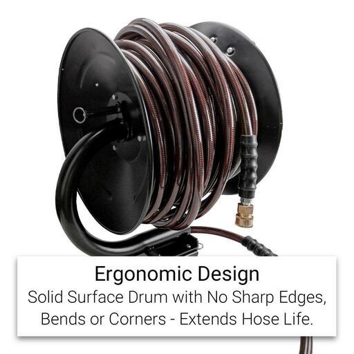 Typhoon PCHTHR50FR 50M High Pressure Hose Reel With Fittings