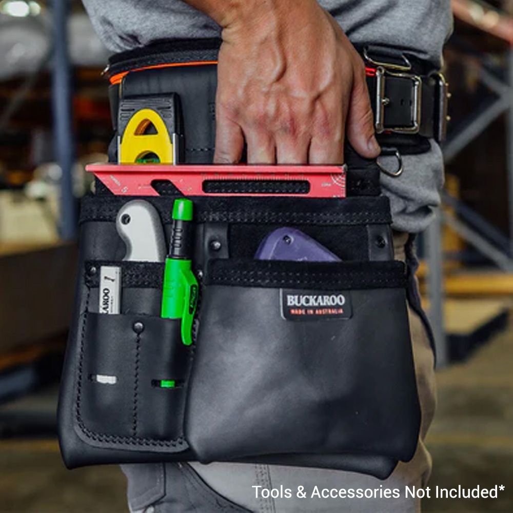 Buckaroo NBS1B 2 Pocket & Pouch Nail Bag