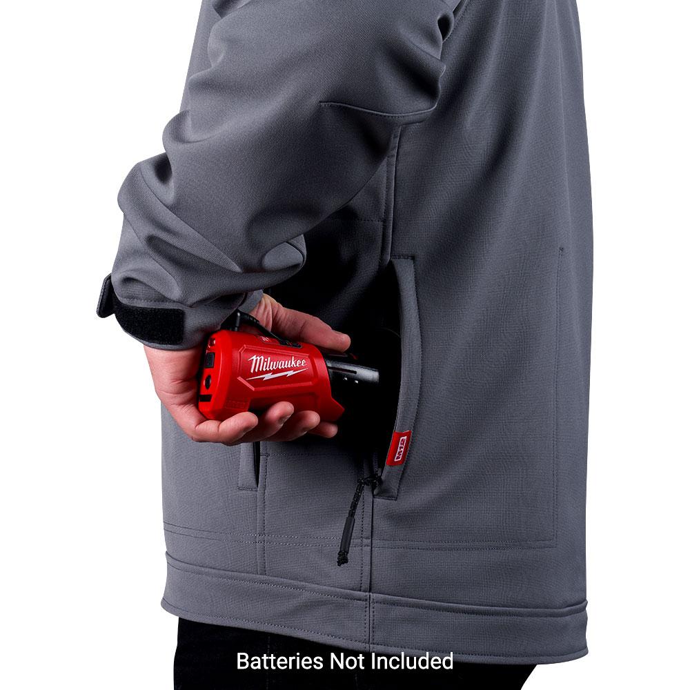 Milwaukee M12THJGREY0 12V Li-ion Cordless TOUGHSHELL™ Grey Heated ...
