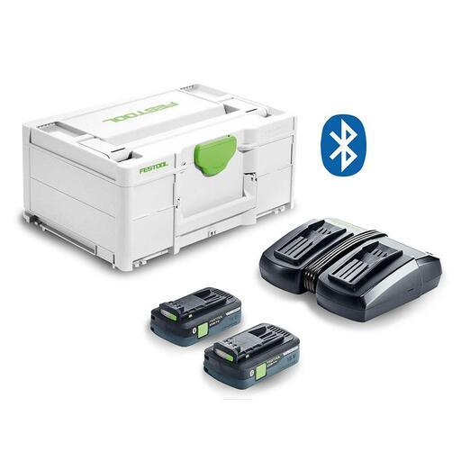 Festool SYS 18V 2x4,0/TCL6DUO (577106) 18V 4.0Ah Li-ion Batteries ...