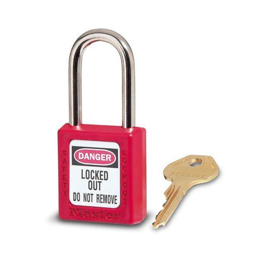 Master Lock 0410RED Red Lockout Padlock
