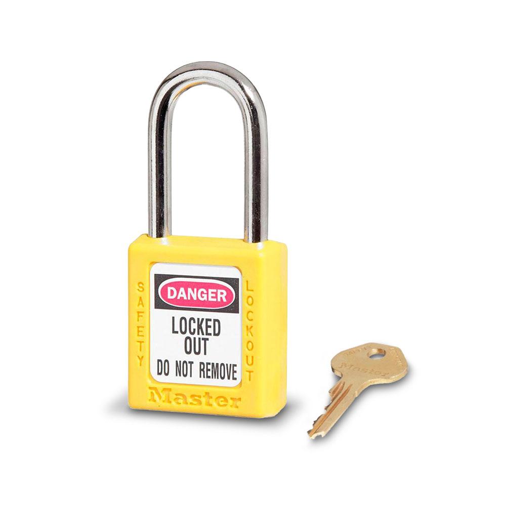 Master Lock 0410YLW Yellow Lockout Padlock