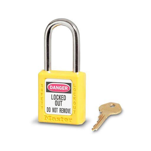 Master Lock 0410YLW Yellow Lockout Padlock
